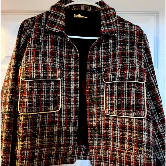 Mystree | Jackets & Coats | Houndstooth Jacket | Poshmark